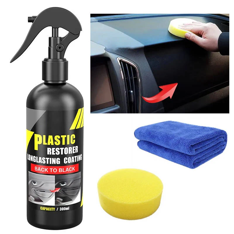 Car Plastic Restorer, Revive and Protect Faded Automotive Plastics ...