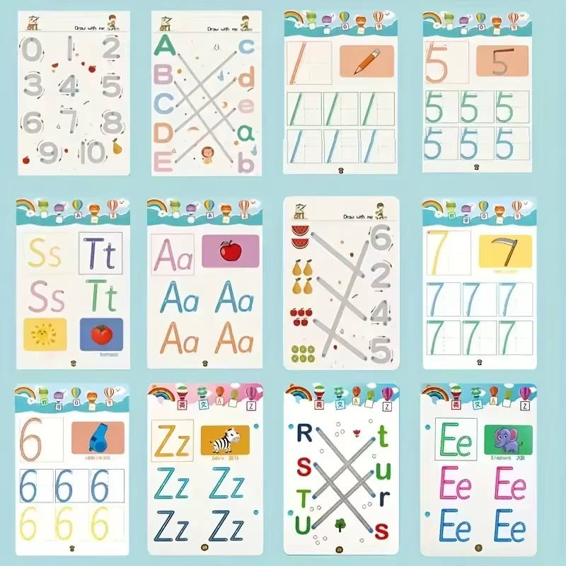 Toddler Kindergarten Writing Worksheets Book – Feanatic