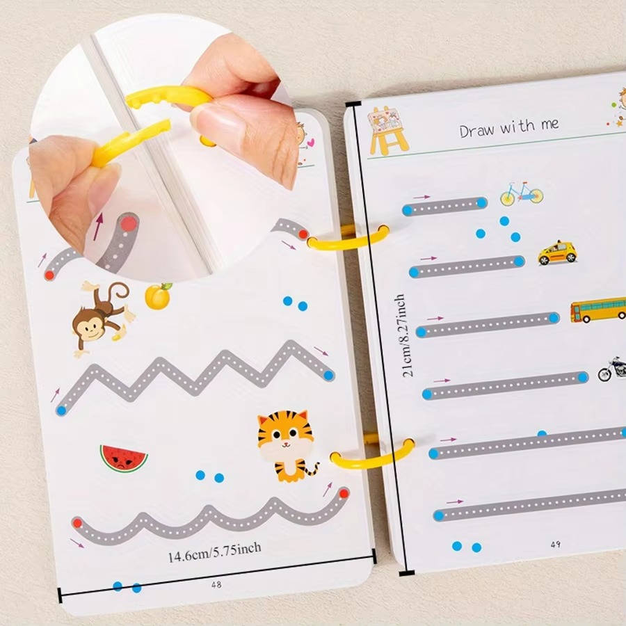 Toddler Kindergarten Writing Worksheets Book – Feanatic