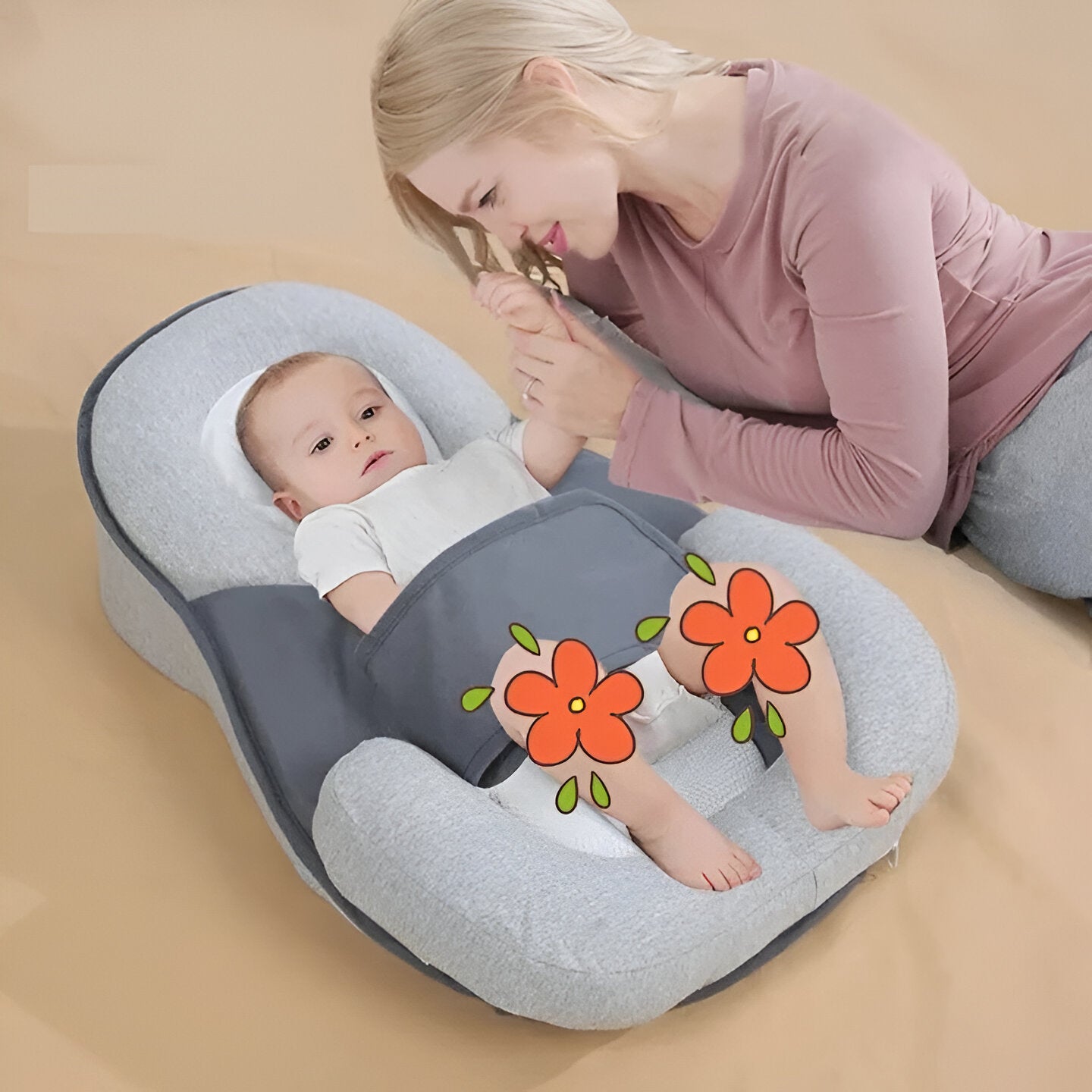 Infant Feeding Pillow, Inclined Support for Baby's Comfort – Feanatic