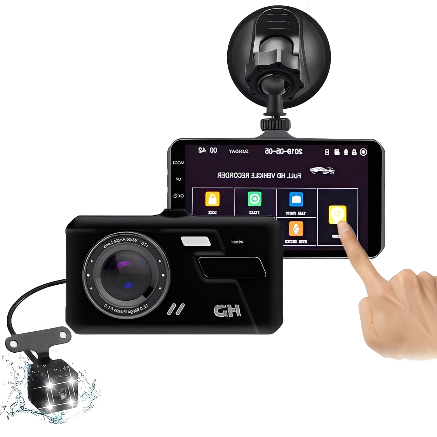 HD Car Recorder, 1080P Dashboard Camera for Vehicles – Feanatic