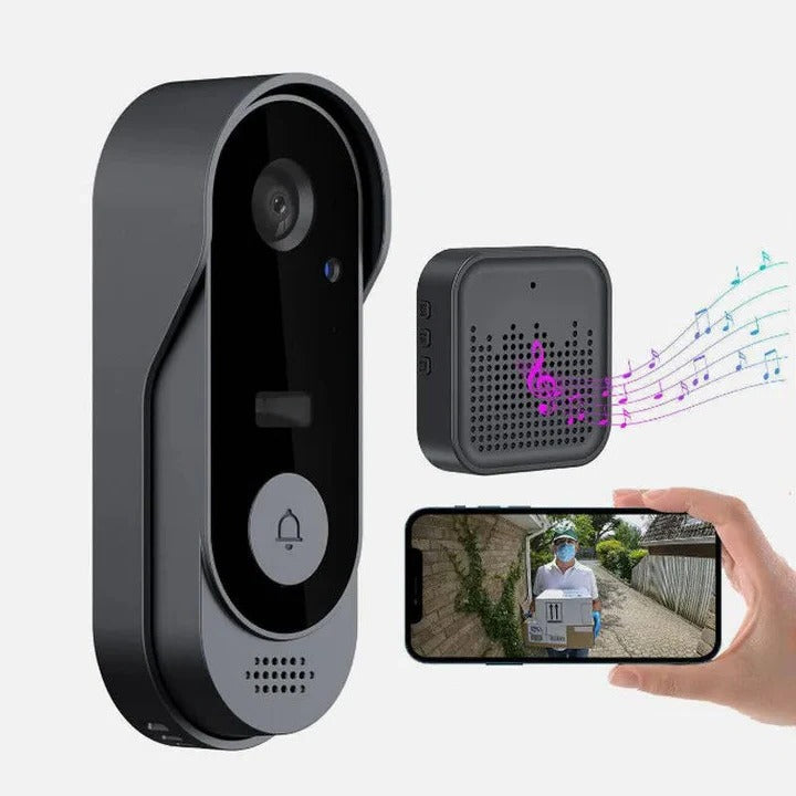 Wireless Doorbell Camera with Clear Video and Local Storage Option ...
