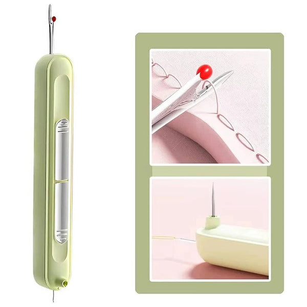 Portable Needle Threader & Seam Ripper Tool for Embroidery and Quiltin ...