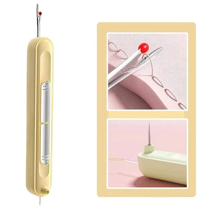 Portable Needle Threader & Seam Ripper Tool for Embroidery and Quiltin ...