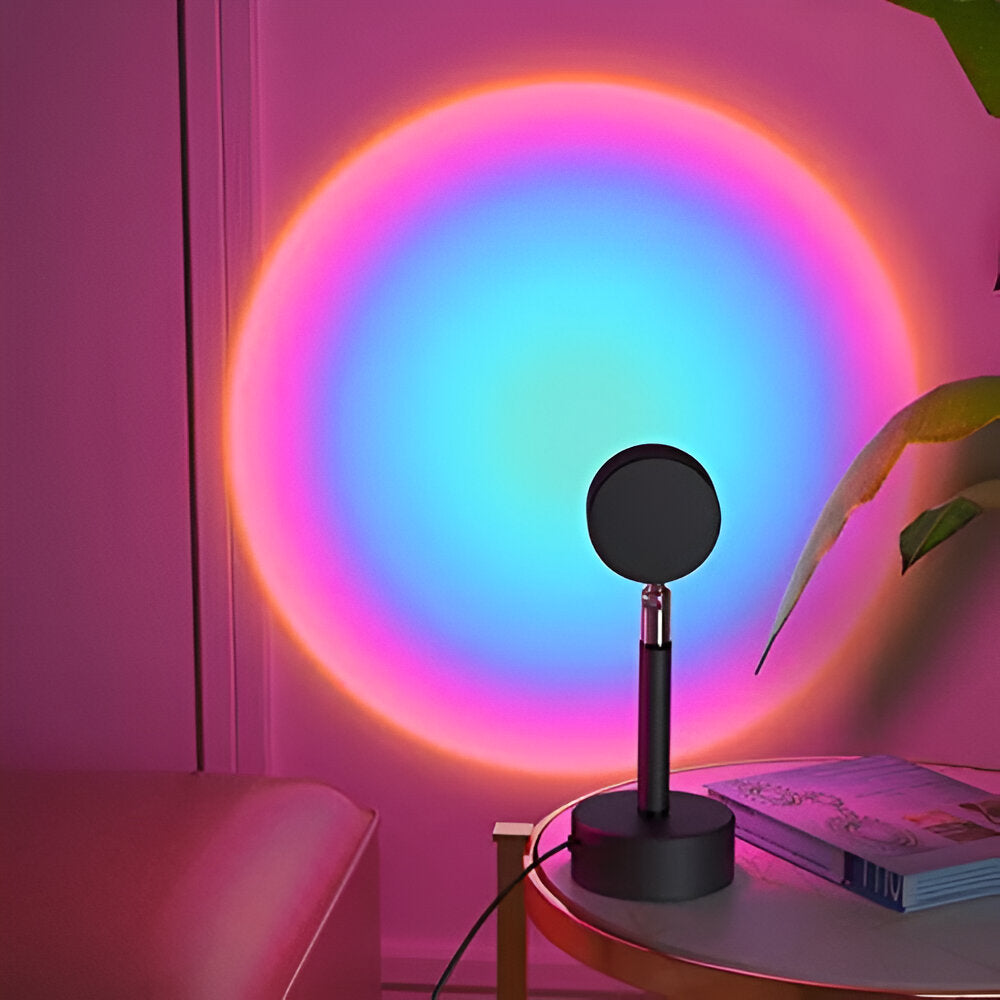 LED Sunset Lamp – Gradient Mood Light for Bedroom & Living Room – Feanatic