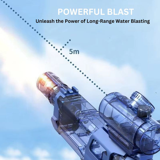 PowerBlast Electric Water Gun with Immersive LED Lights – Feanatic